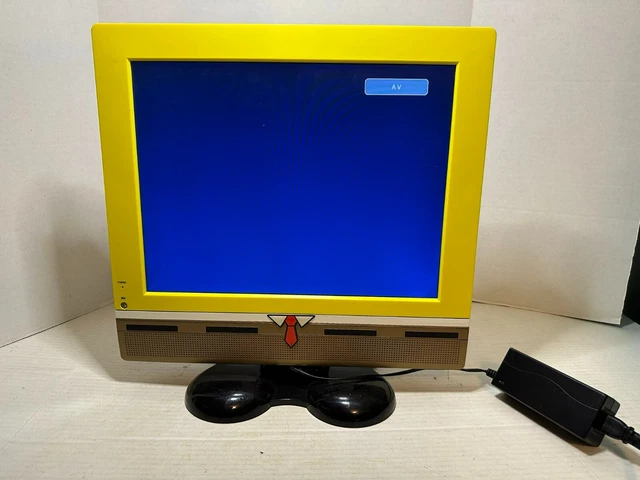 VINTAGE SPONGEBOB SQUAREPANTS tv 15" LCD TV Monitor (RARE) Tested ...