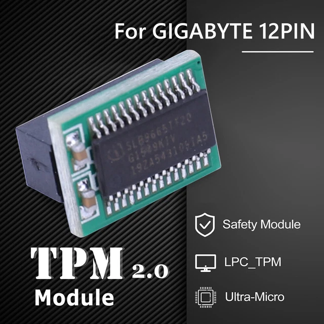 MINI TPM 2.0 Encryption Security Module Replacement Parts (For GIGABYTE ...