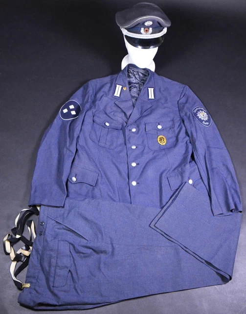 BRD UNIFORM HOSE Schirmmütze Polizeihauptkommissar Schupo Berlin 1965 ...