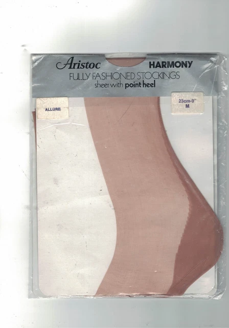 VINTAGE ARISTOC HARMONY Point Fully Fashioned Seamed Stockings Allure ...