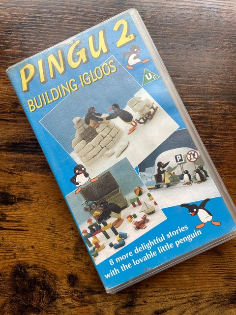 PINGU 2 BUILDING Igloos - 8 Adventures Bbc Video Pal Vhs Video Kids ...