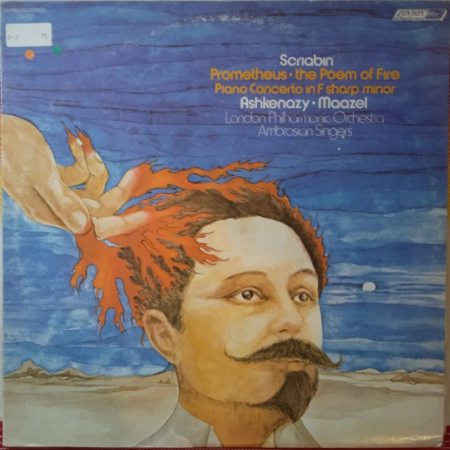 LONDON FFSS CS 6732 SCRIABIN PROMETHEUS/PIANO CONCERTO ASHKENAZY ...