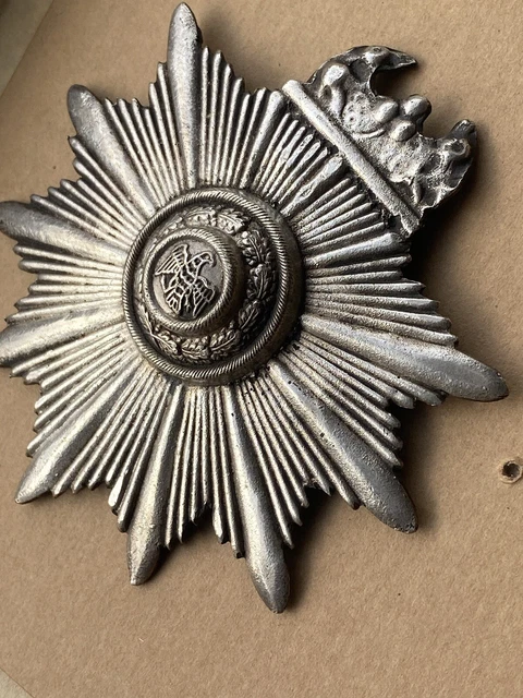 LARGE SILVER WW1 Military Badge ‘PRUSSIAN STATE POLICE’ 19th Century ...