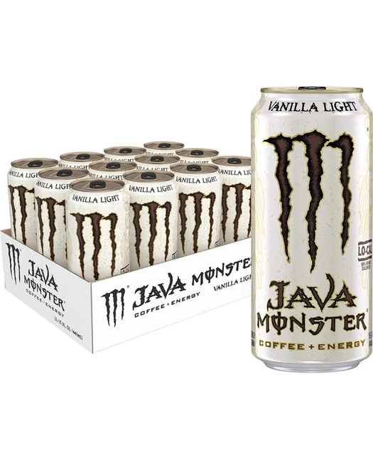 MONSTER ENERGY DRINK Java Vanilla Light 15oz(12 Pack) £38.66 - PicClick UK