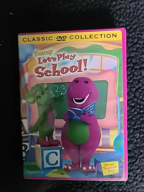 BARNEY - LETS Play School (DVD, 1999, Classic Collection) $10.00 ...