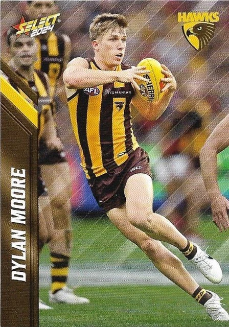 DYLAN MOORE #96 Hawthorn Hawks | 2024 Select AFL Footy Stars | Trading ...