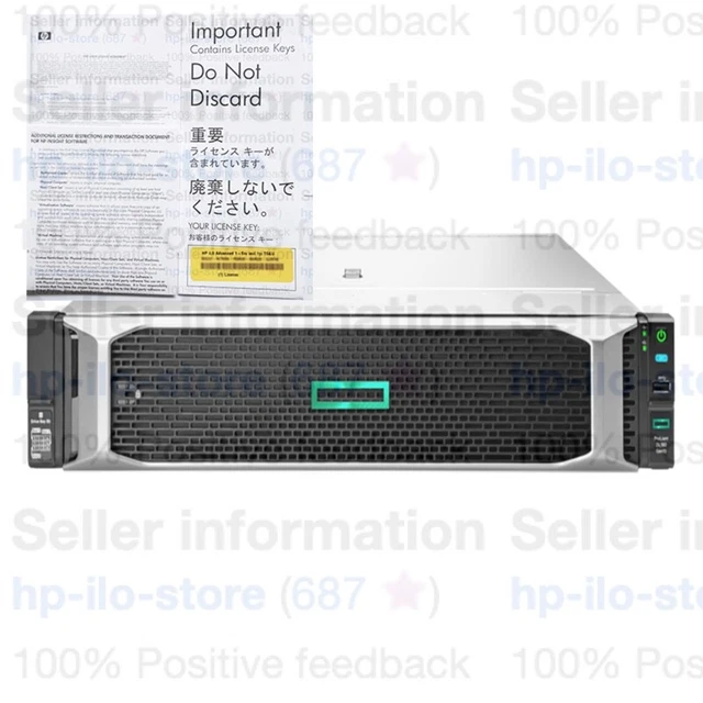 HPE ILO ADVANCED License DL180 Gen10 iLO5 Server Lifetime Key | FAST ...