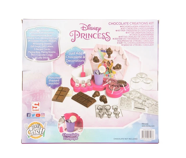 DISNEY PRINCESS CHOCOLATE Creation - Childrens Kids Girls Make Your Own ...