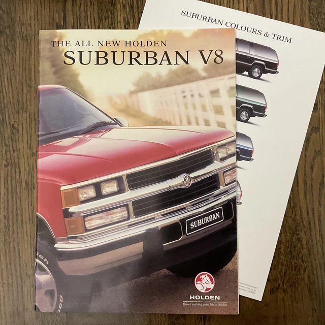 1998 HOLDEN CHEVROLET Suburban V8 Official Australia Brochure Rare EUR ...