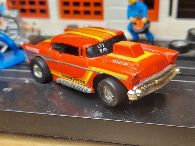 VINTAGE TYCO PRO 57 Chevy Belair 454CC HP-7 HO Slot Car $29.00 - PicClick