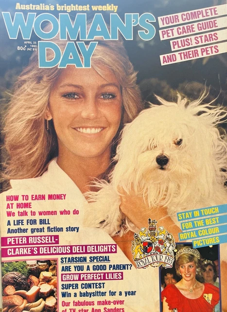 WOMAN’S DAY MAGAZINE Australian 1983 April Dynasty Heather Locklear ...