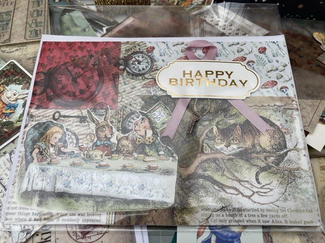 ALICE IN WONDERLAND birthday card £1.75 - PicClick UK