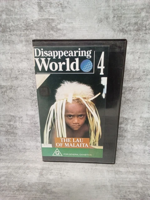 DISAPPEARING WORLD 4 The Lau of Malaita VHS Movie Video Cassette Tape ...