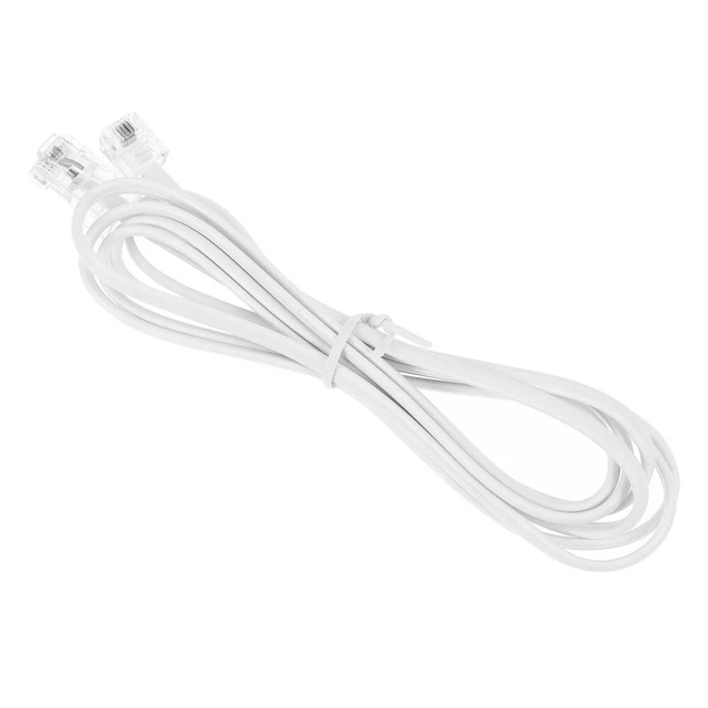 TELEPHONE CONNECTING LINE Extension Cable Modular Plug Cord £5.98 ...