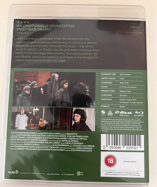 BEANPOLE (BLU-RAY, 2019) Mubi Region free $15.00 - PicClick CA
