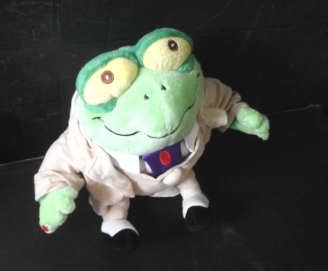 BARON VON GREENBACK plush (danger mouse) 12 inch frog / toad £10.00 ...