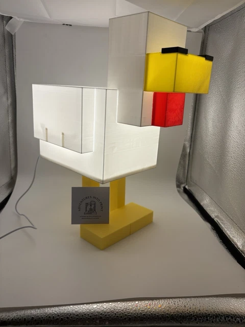 MINECRAFT THEMED CHICKEN Light £37.10 - PicClick UK