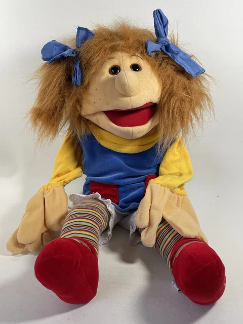 LIVING PUPPETS &LOTTA& Hand Puppet Ventriloquist 65cm Large Soft Plush ...