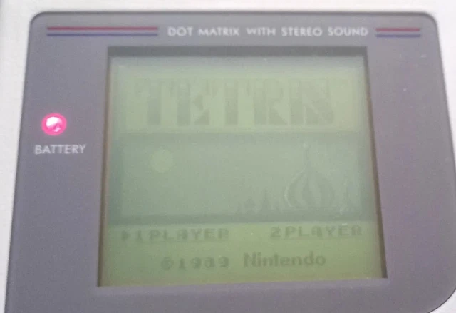 ORIGINAL NINTENDO GAMEBOY 1989 console bundle Tetris, Marioland DMG-01 ...