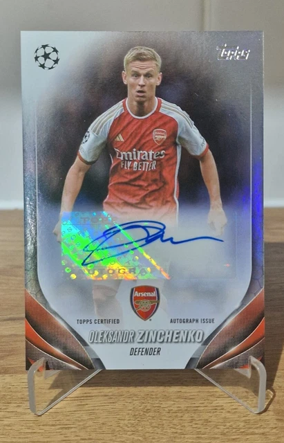 TOPPS 2023-24 COMPETIZIONI UEFA per club ammiraglia Oleksandr Zinchenko ...