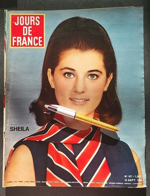 JOUR DE FRANCE Sheila Numéro 617 Du 10 Septembre 1966. EUR 35,00 - PicClick FR