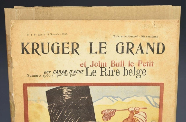 DESSIN ANIMÉ KRUGER Le Grand et John Bull le Petit numéro spécial 1900 ...