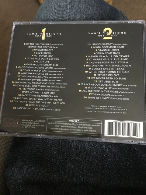 Van Stephenson ~ Vans Versions Remastered 2xcd 2022 Hi Tech Aor