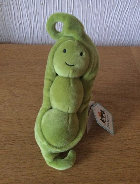 JELLYCAT ; I Am Vivacious Vegetable Pea Vv6Pea ; Retired Genuine & New ...