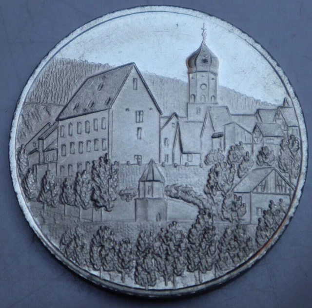 MEDAILLE: STOCKACH - 125 JAHRE BEZIRKSSPARKASSE STOCKACH, Cu versilbert ...