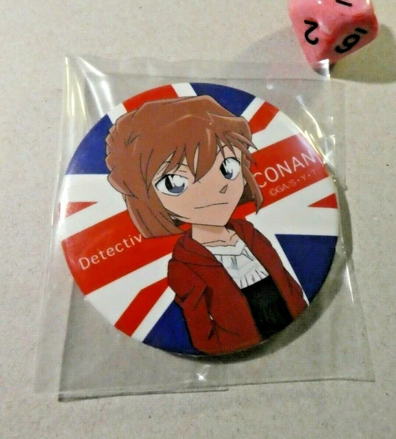 DETECTIVE CONAN RARE Japanese Badge Pins Promo Uk Edition #3 Neuf Mint ...