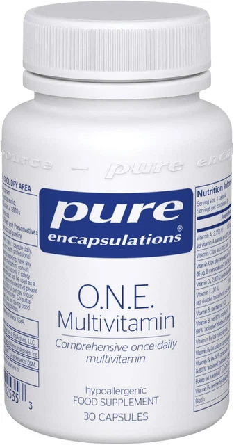 PURE ENCAPSULATIONS - O.N.E. Multivitamin - Comprehensive Once-Daily Multivitami £39.99 ...