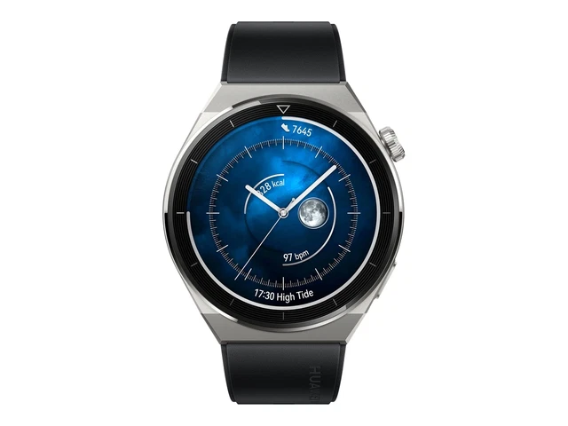 HUAWEI WATCH GT 3 Pro 46 mm titanium smart watch with strap wrist ...