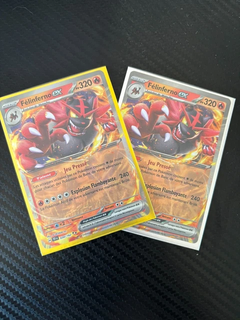 CARTE POKÉMON FÉLINFERNO EX 034/162 Forces Temporelles EV5 - FR - Neuf ...