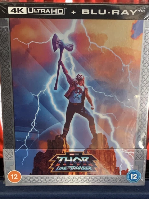 THOR: LOVE AND Thunder Steelbook 4K Ultra HD + Blu-Ray - Boxset New ...