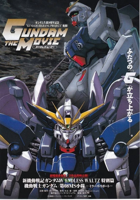 GUNDAM 20TH ANNIVERSARY The Movie Flyer - Director Yoshiyuki Tomino Used TT3 £29.40 - PicClick UK