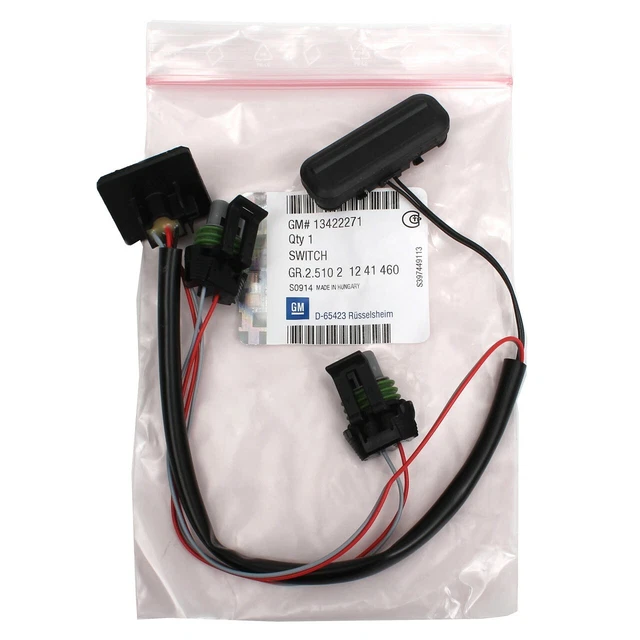 ORIGINAL GM OPEL Schalter Heckklappe Heckklappenschalter MERIVA B ...