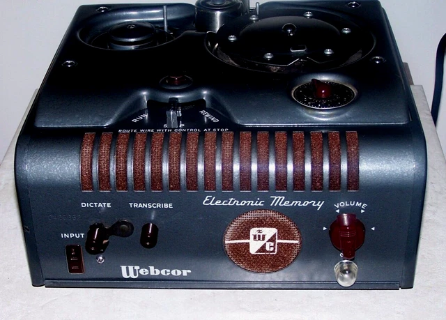 WEBSTER CHICAGO'S WELL Restored Webcor Wire Recorder SEE VIDEO EUR 326 ...