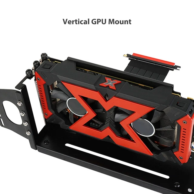 VERTICAL GPU MOUNT PCI E 3.0 X16 Graphics Card VGA Support Bracket ...