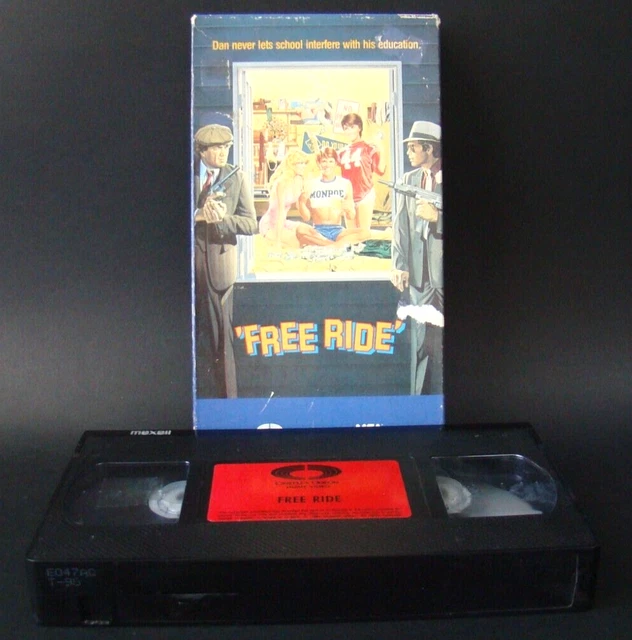 FREE RIDE VHS 1986 MCA Cineplex Mamie Van Doren Teen Sex Comedy Rare ...