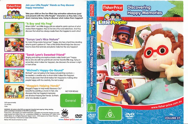 FISHER PRICE:LITTLE PEOPLE:VOL 27-Discovering Happy Memories-5 Epis ...