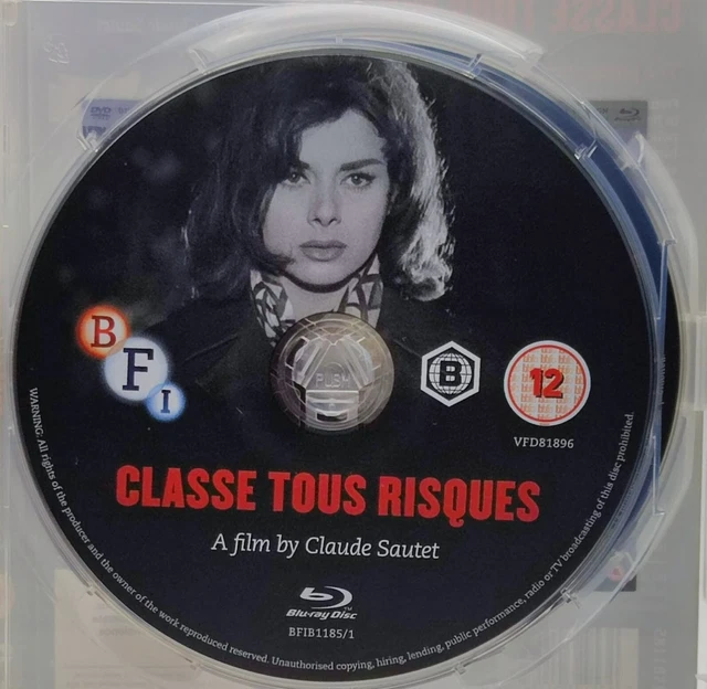 CLASSE TOUS RISQUES Blu-ray (2014) Lino Ventura Belmondo Dual Format ...