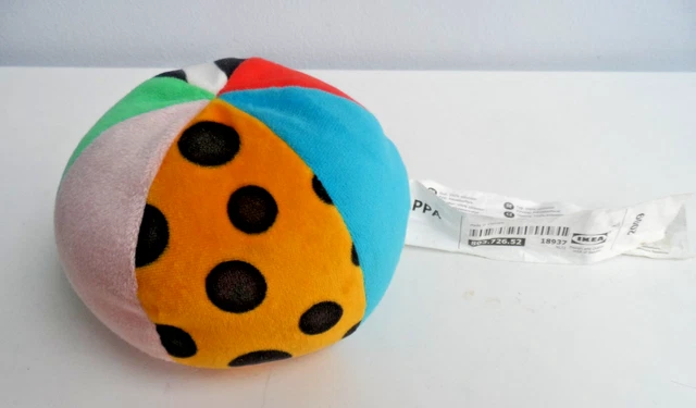 IKEA KLAPPA, SOFT Toy, Ball, Multicolour, Rattles, With Tags 803.726.52 ...