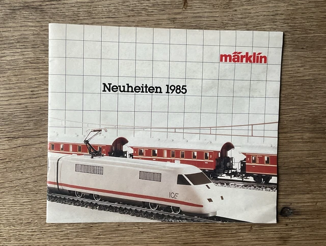 MÄRKLIN NEUHEITEN 1985 Prospekt Katalog EUR 3,00 - PicClick DE