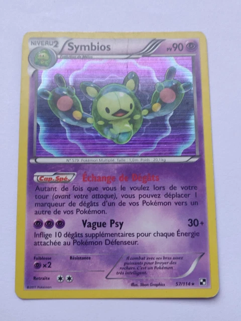CARTE POKÉMON SYMBIOS Holo 57/114 90PV - Super Rare EUR 6,00 - PicClick FR