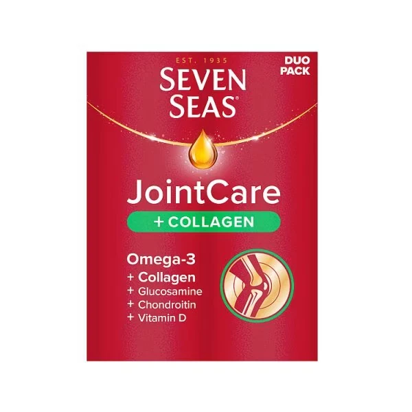 SEVEN SEAS JOINT Care+Collagen Omega3Glucosamine Vitamin D Pack 2x30 ...