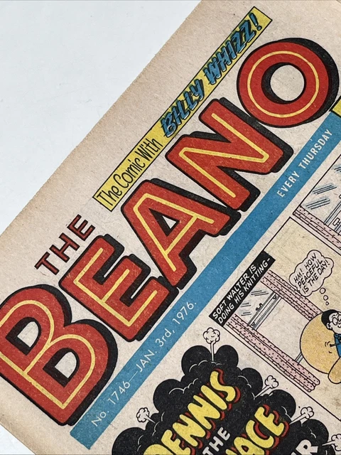 BEANO COMIC - JANUARY 3rd 1976 - 50th Birthday Gift - Vintage 70s Comic ...