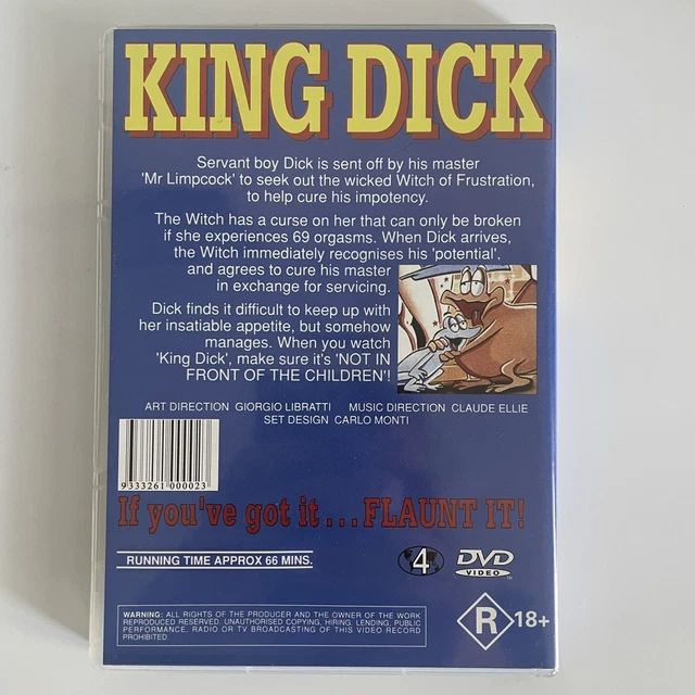KING DICK IF You've Got it Flaunt It DVD Region 4 1979 Cartoon VGC t305 ...