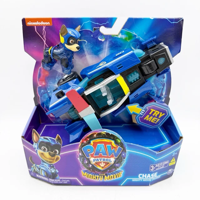 PAW PATROL THE Mighty Movie Chase Mighty Transforming Cruiser NEW $49. ...