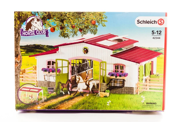 NEU SCHLEICH 42344 Horse Club Reiterhof mit Reiterin und Pferden NEU ...