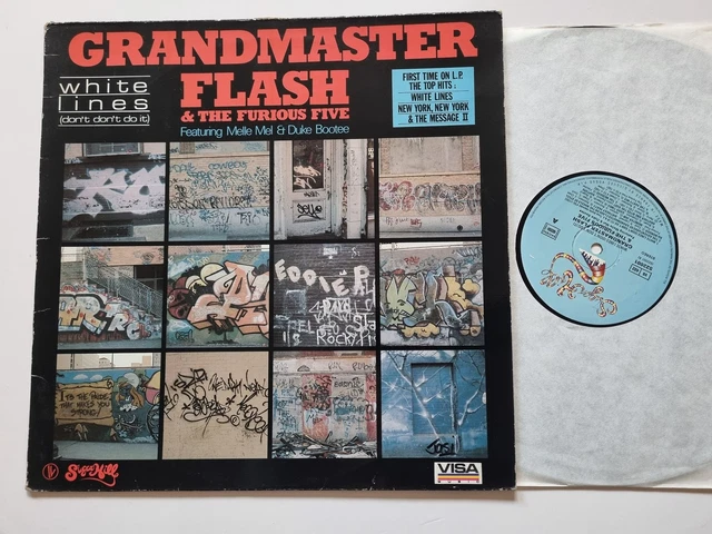 GRANDMASTER FLASH & The Furious Five - White Lines/ Greatest Hits Vinyl ...